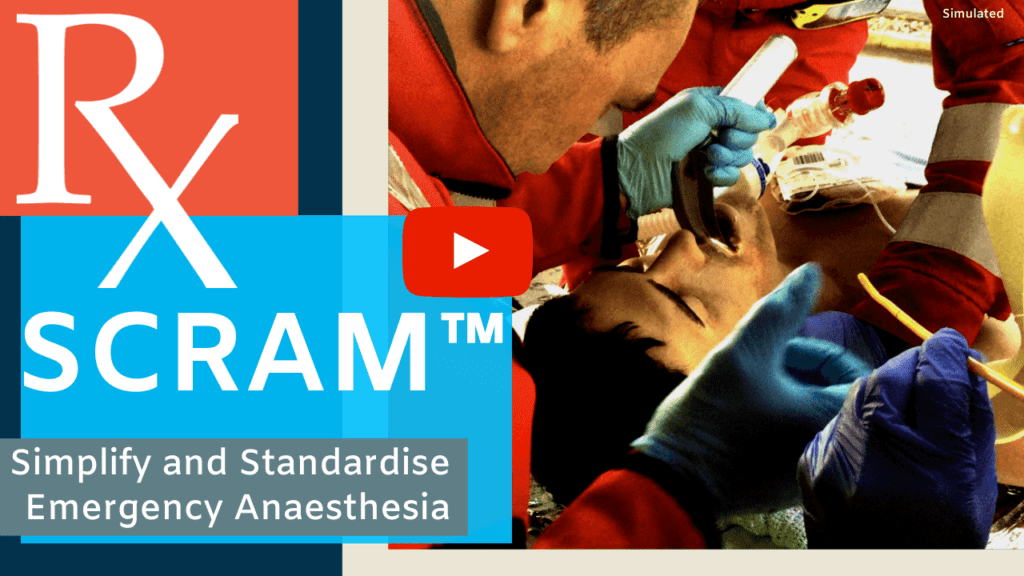 Rx SCRAM - Airway Drug Bag - Emergency Anaesthesia